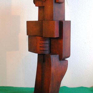 Cubist Sculpture, Interior Design Wood Art - Etsy