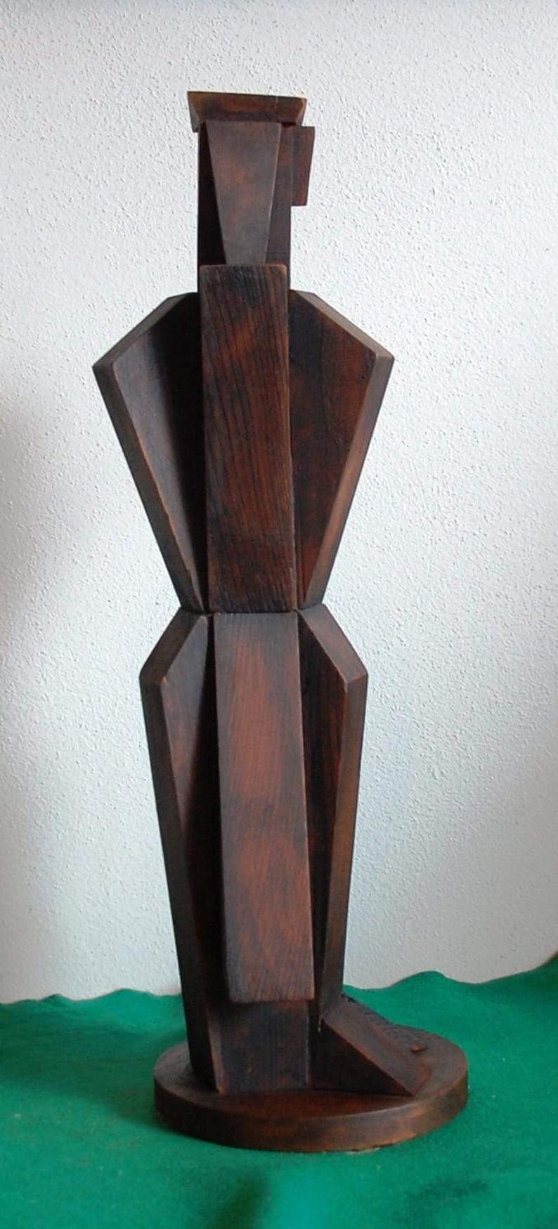 Cubist Sculpture, Interior Design Wood Art - Etsy