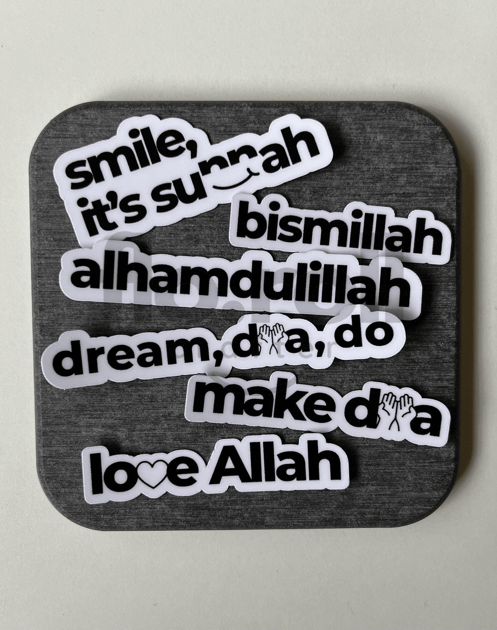 Minimalist Islamic Sticker, Muslim Sticker, Islamic Quote Sticker ...