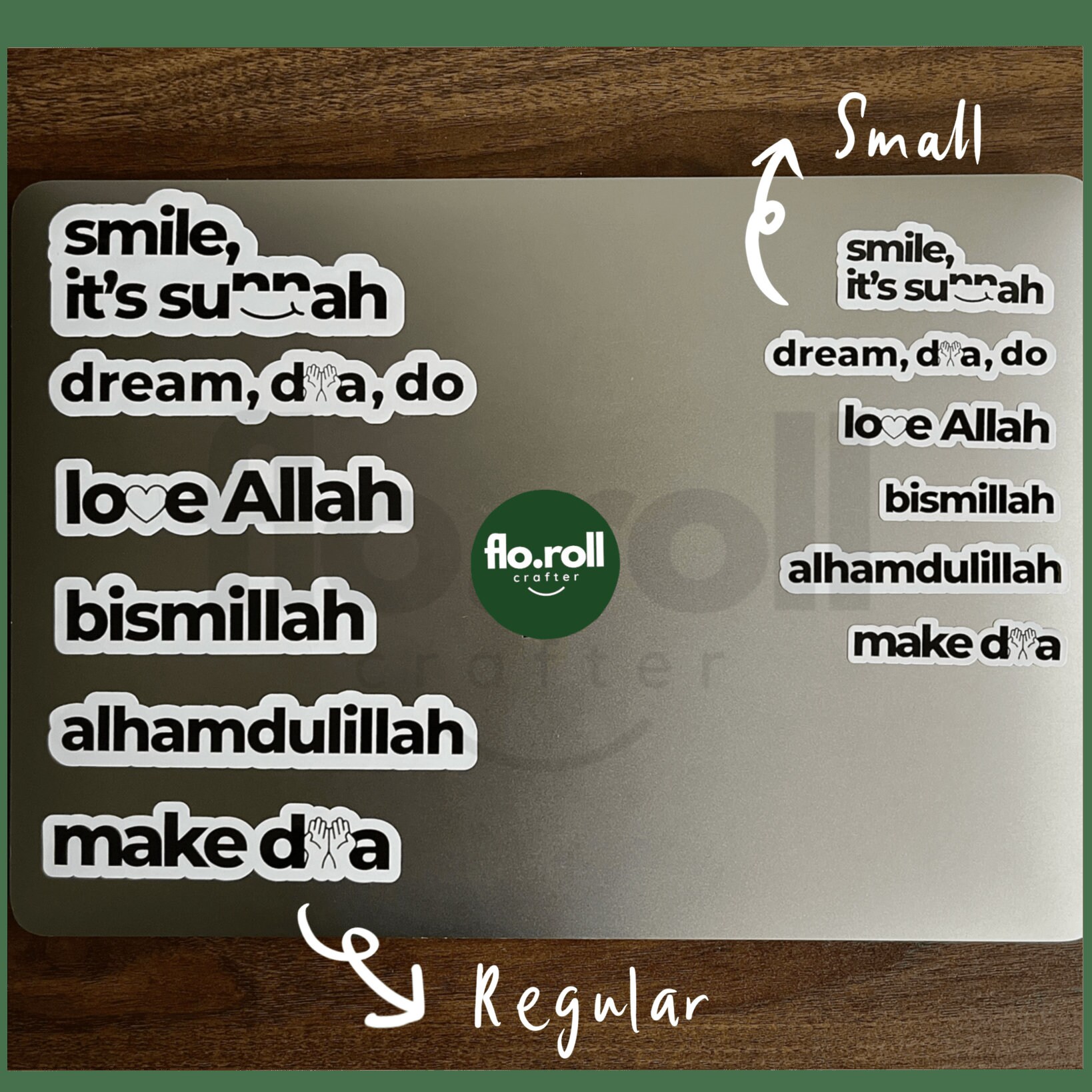 Minimalist Islamic Sticker, Muslim Sticker, Islamic Quote Sticker ...