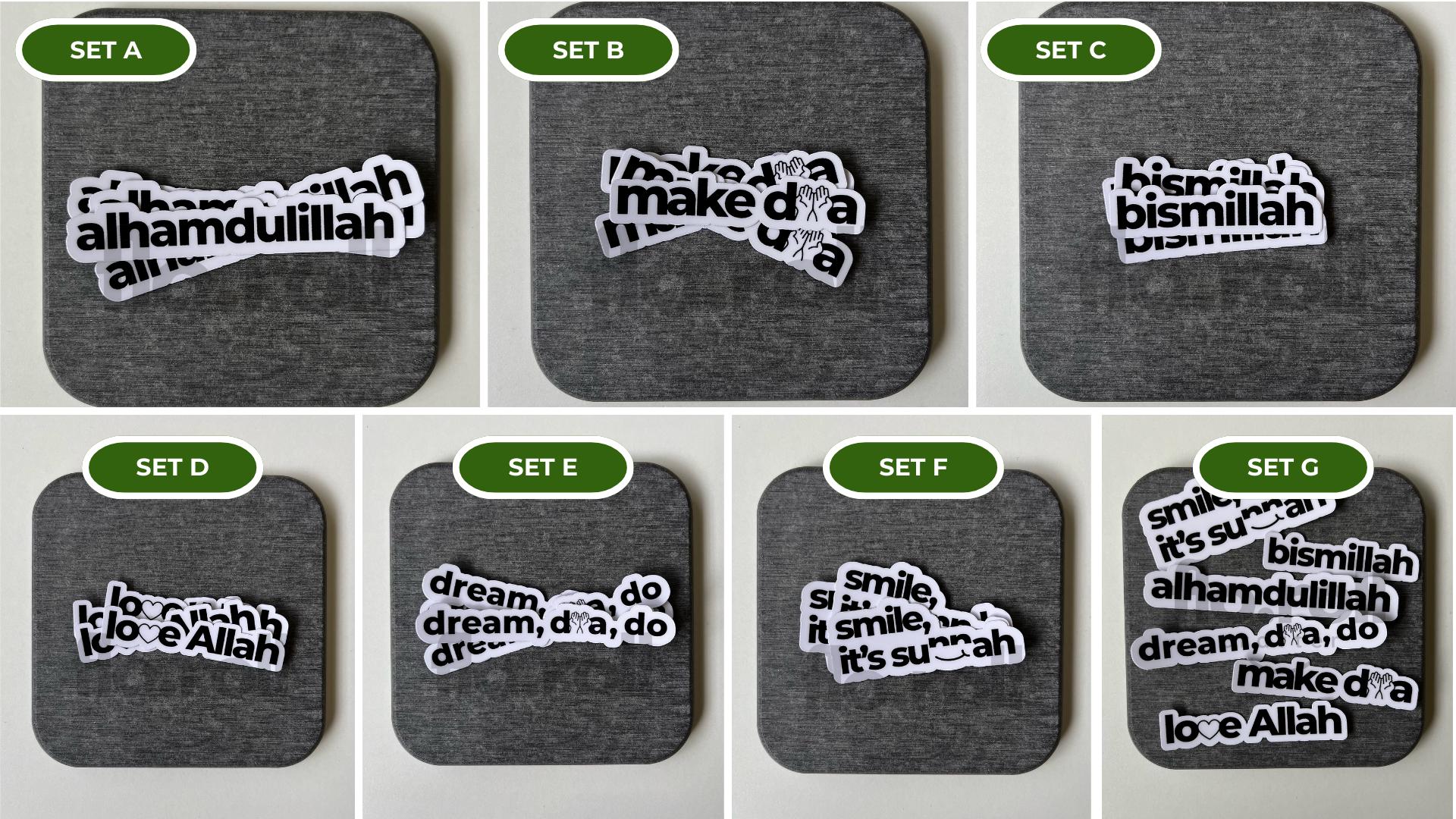 Minimalist Islamic Sticker, Muslim Sticker, Islamic Quote Sticker ...