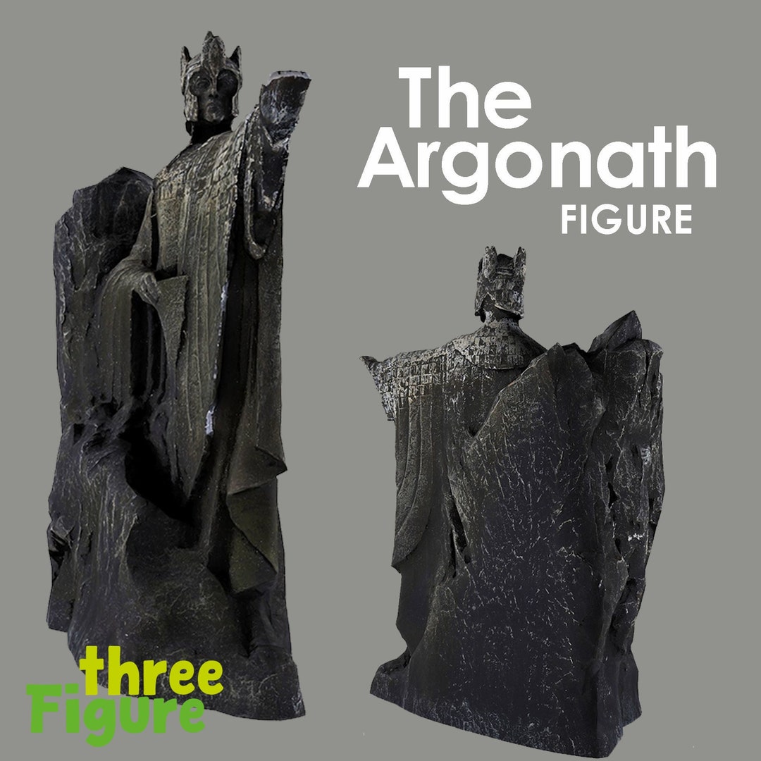 The Argonath as the Pillars of Kings 3D Printed Figure, Lord of the ...