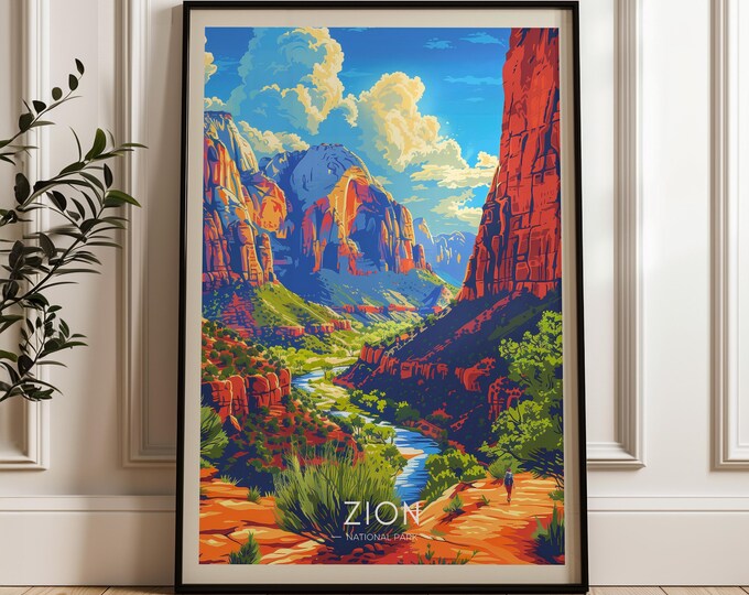 Zion Nation Park Topographic Map | Wooden 3D Relief Map - Etsy