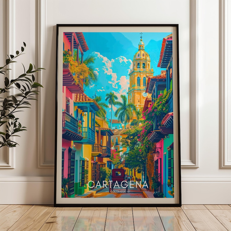 Colombia Print Poster - Etsy UK