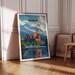 Inverness Travel Poster Scotland Wall Art Print, Illustration Poster ...