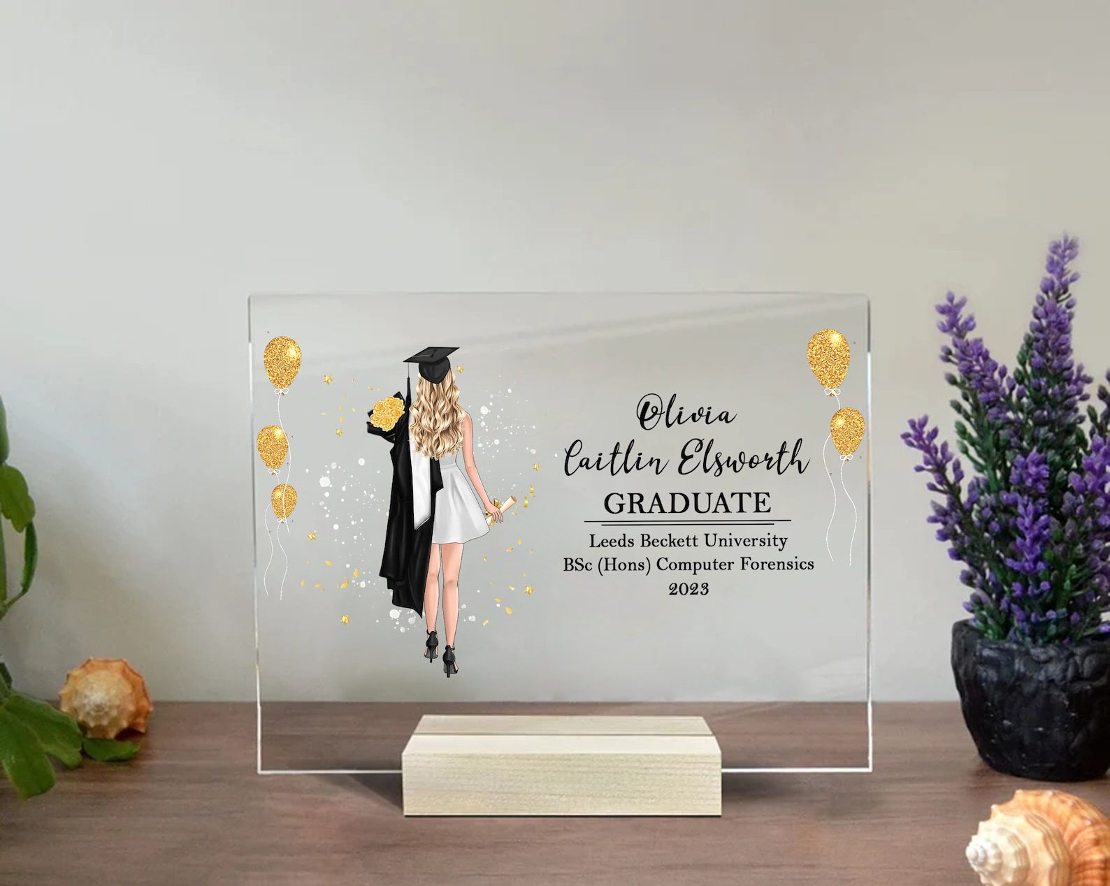 Personalized Graduation Acrylic Plaque Congratulation Gifts - Etsy