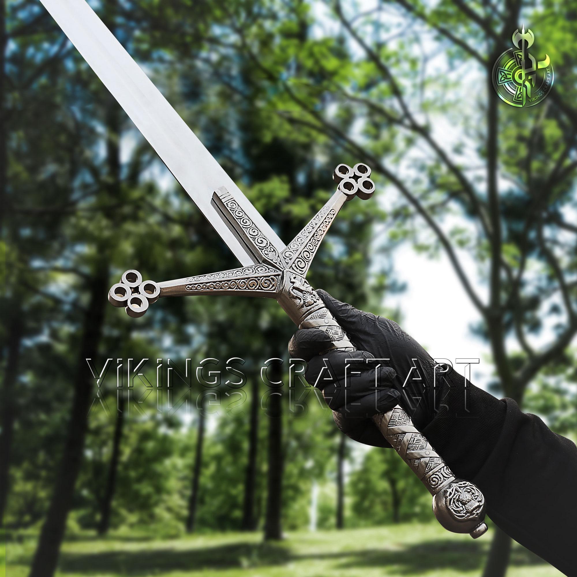 Scottish Claymore Sword Medieval Highland Replica for Wall Display or ...