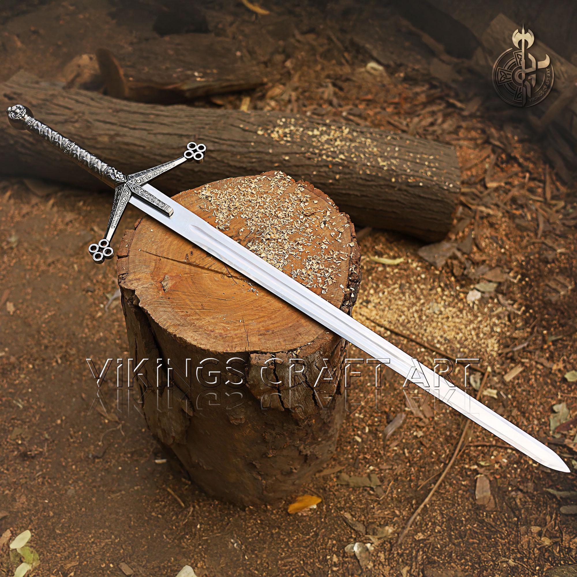 Scottish Claymore Sword Medieval Highland Replica for Wall Display or ...