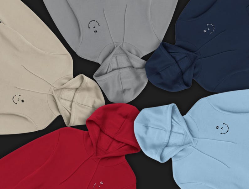 Jujutsu Kaisen Inspired Hoodie Minimalist Embroidered Sukuna Tattoo ...