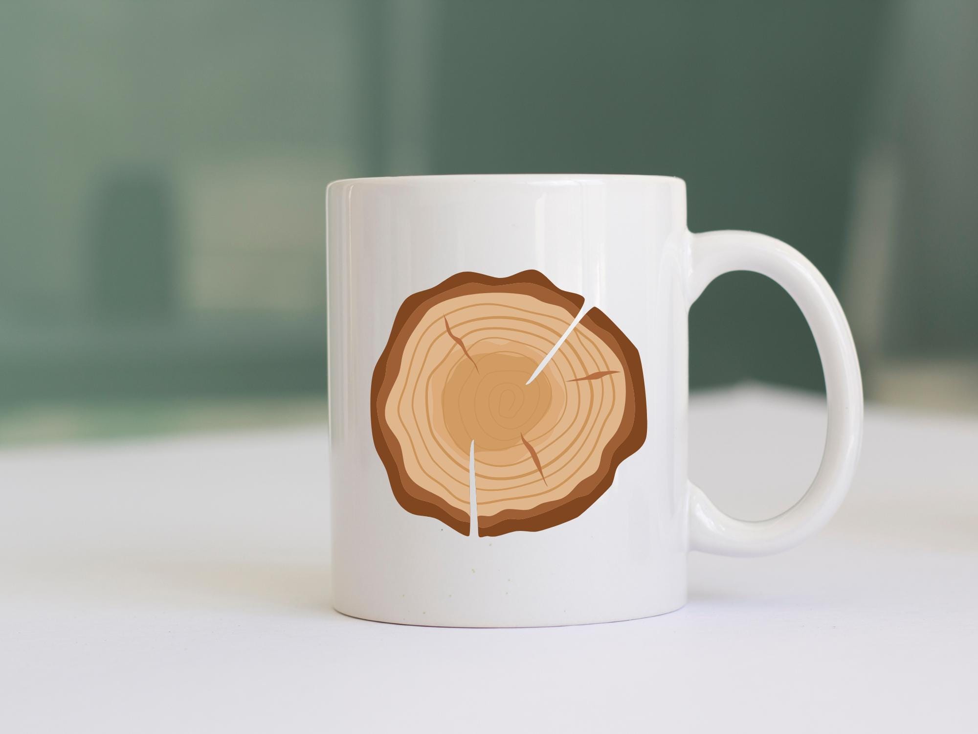 Wood Slice SVG Bundle, Tree Rings Svg,wood Slice Dxf, Wood Slice Png ...