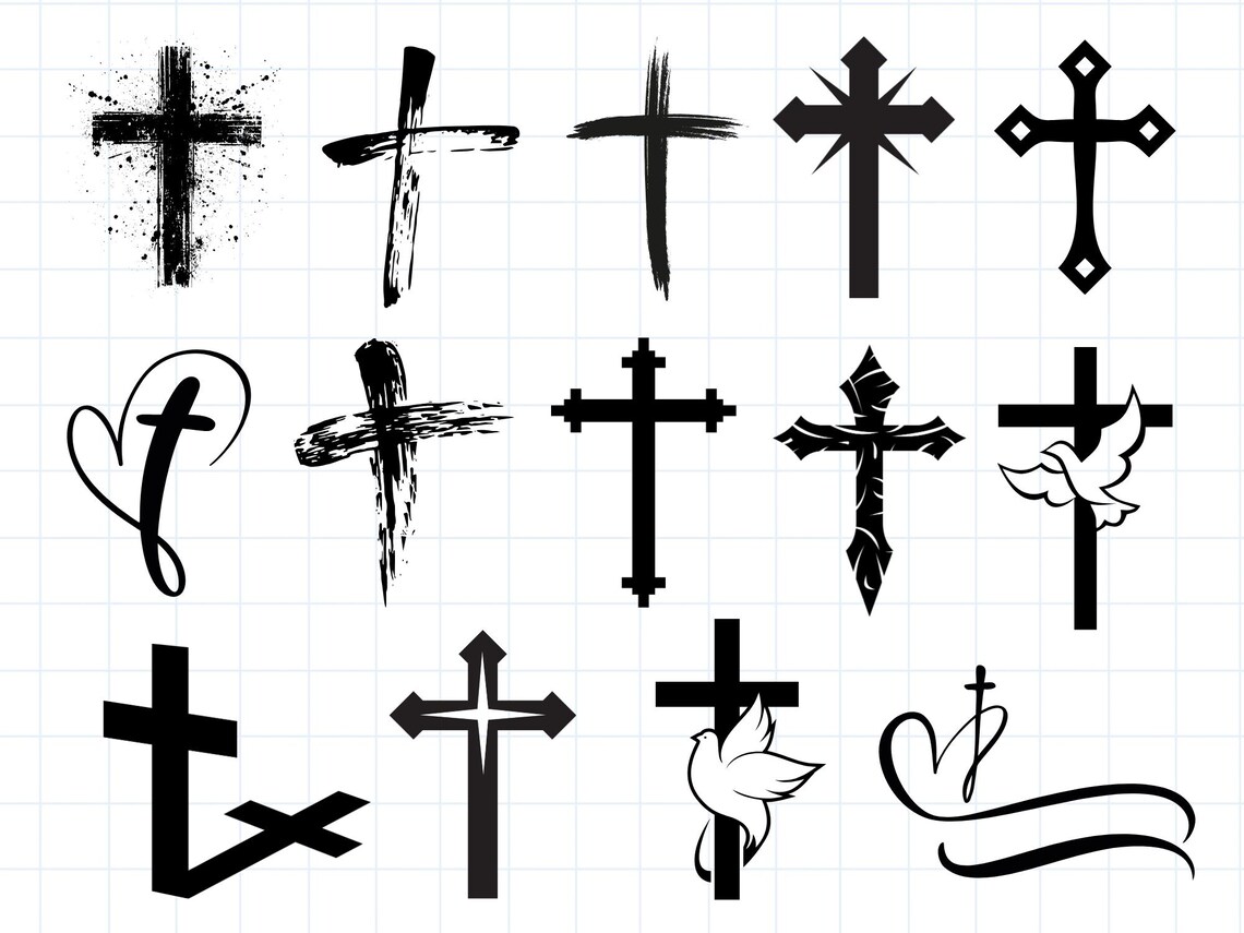 Cross Svg Bundle, CROSS BUNDLE SVG Files, Christian Svg, Cross Png ...