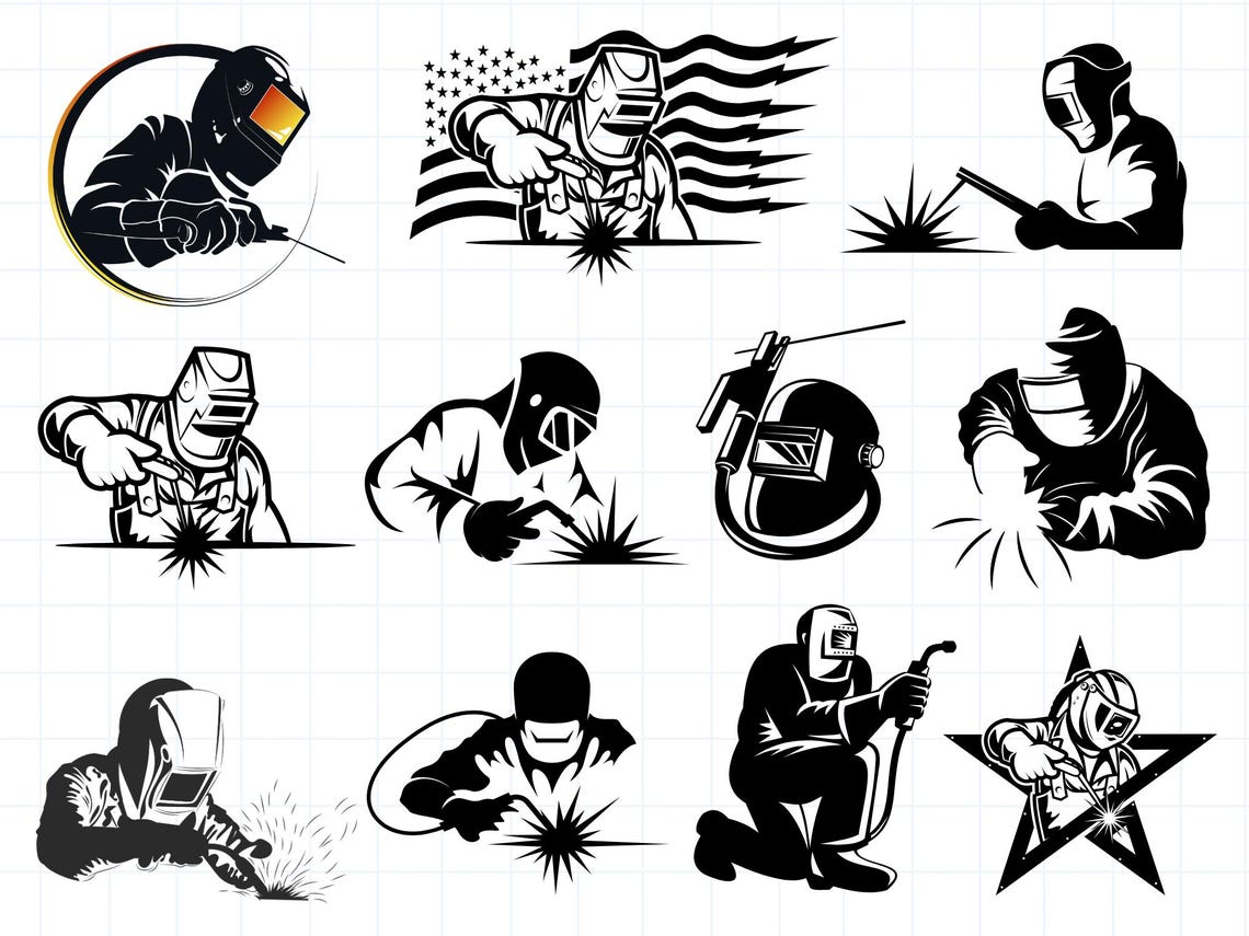 Welder SVG Bundle, Welder Clipart, Welder Vector, Welder Cut Files ...