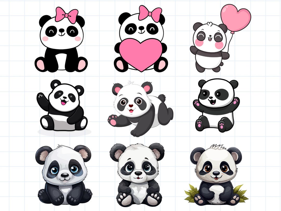 Panda SVG, Panda Head Cricut, Panda Face Svg, Cute Panda Svg, Panda ...