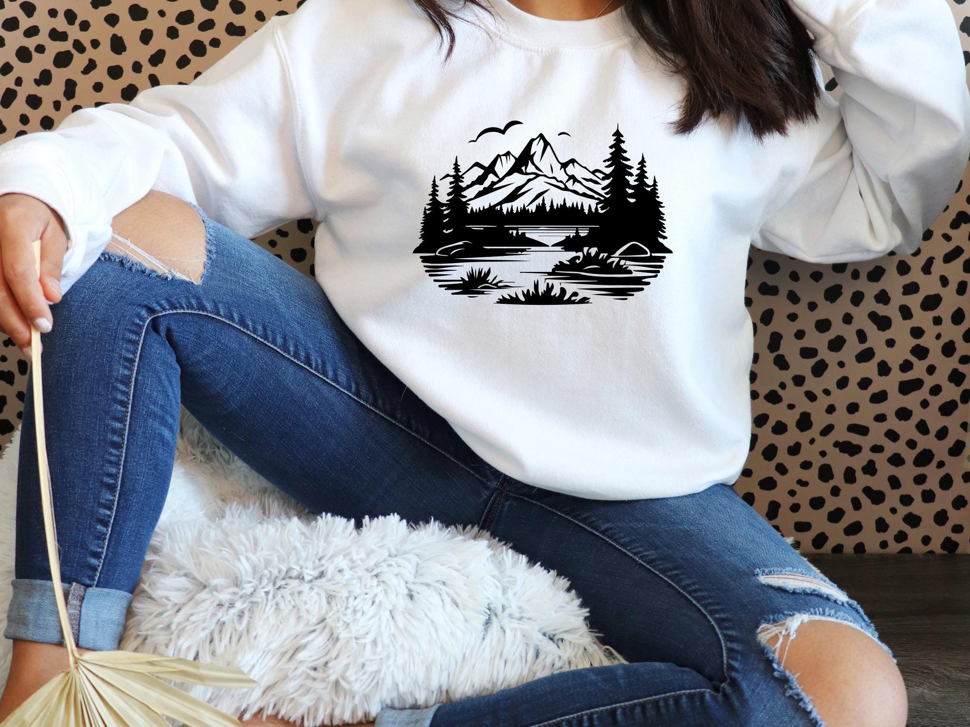 MOUNTAIN Svg Bundle, Forest Scenery Svg - Mountain Clipart, Mountain ...