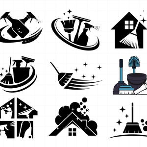 House Cleaning SVG Bundle, Cleaning Tools Svg, Cleaning Services Svg ...