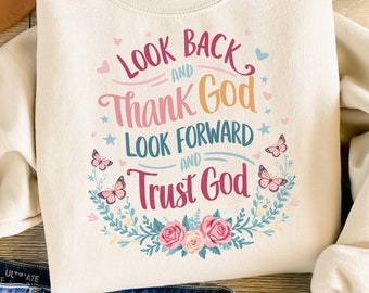 Look Back and Thank God PNG - Etsy