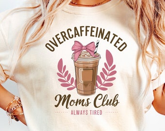 Caffeinated Moms Club PNG - Etsy