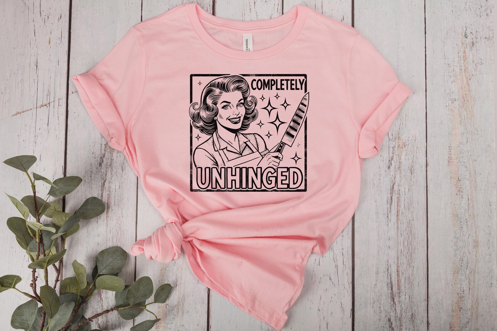 Completely Unhinged PNG, Retro Unhinged Girl PNG, Trendy Vintage Retro ...