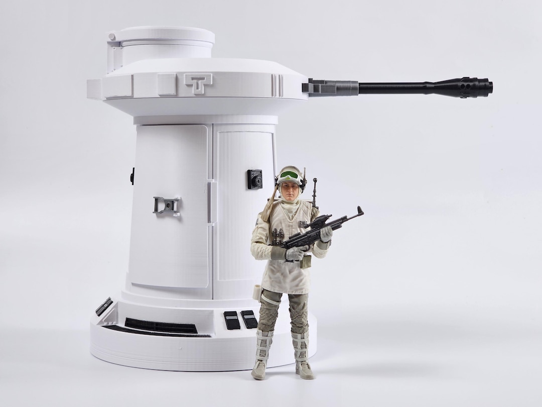 Hoth Rebel Turret - Star Wars Black Series Size - Etsy