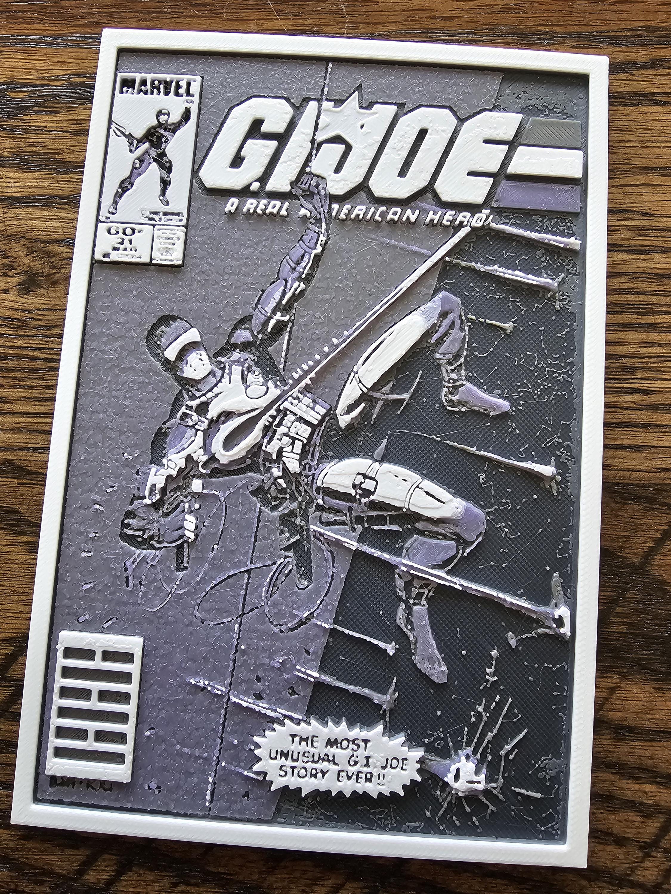 3D Printed Comic Book Cover/panel - Etsy