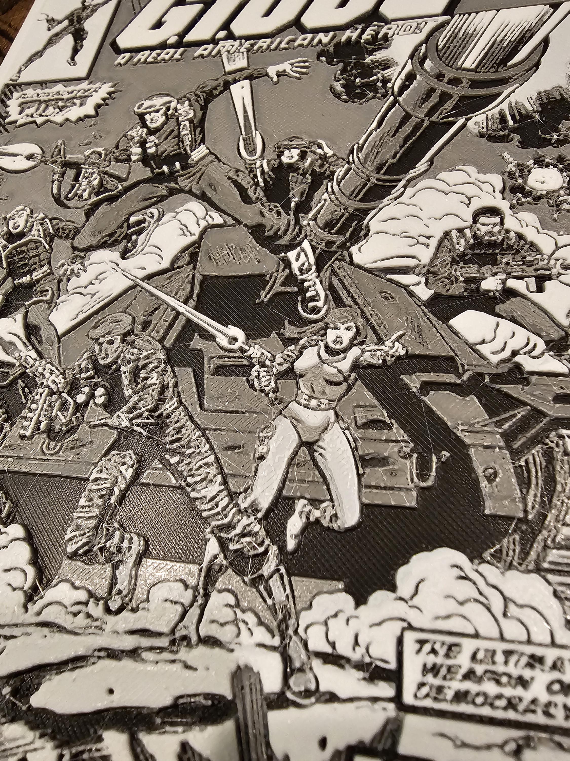 3D Printed Comic Book Cover/panel - Etsy