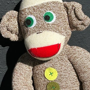 Original Red Heel Sock Monkey - Etsy