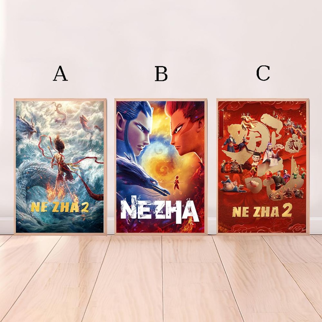 Nezha,movie Poster,high Quality Canvas Print, Wall Art, Room Decor, Art ...