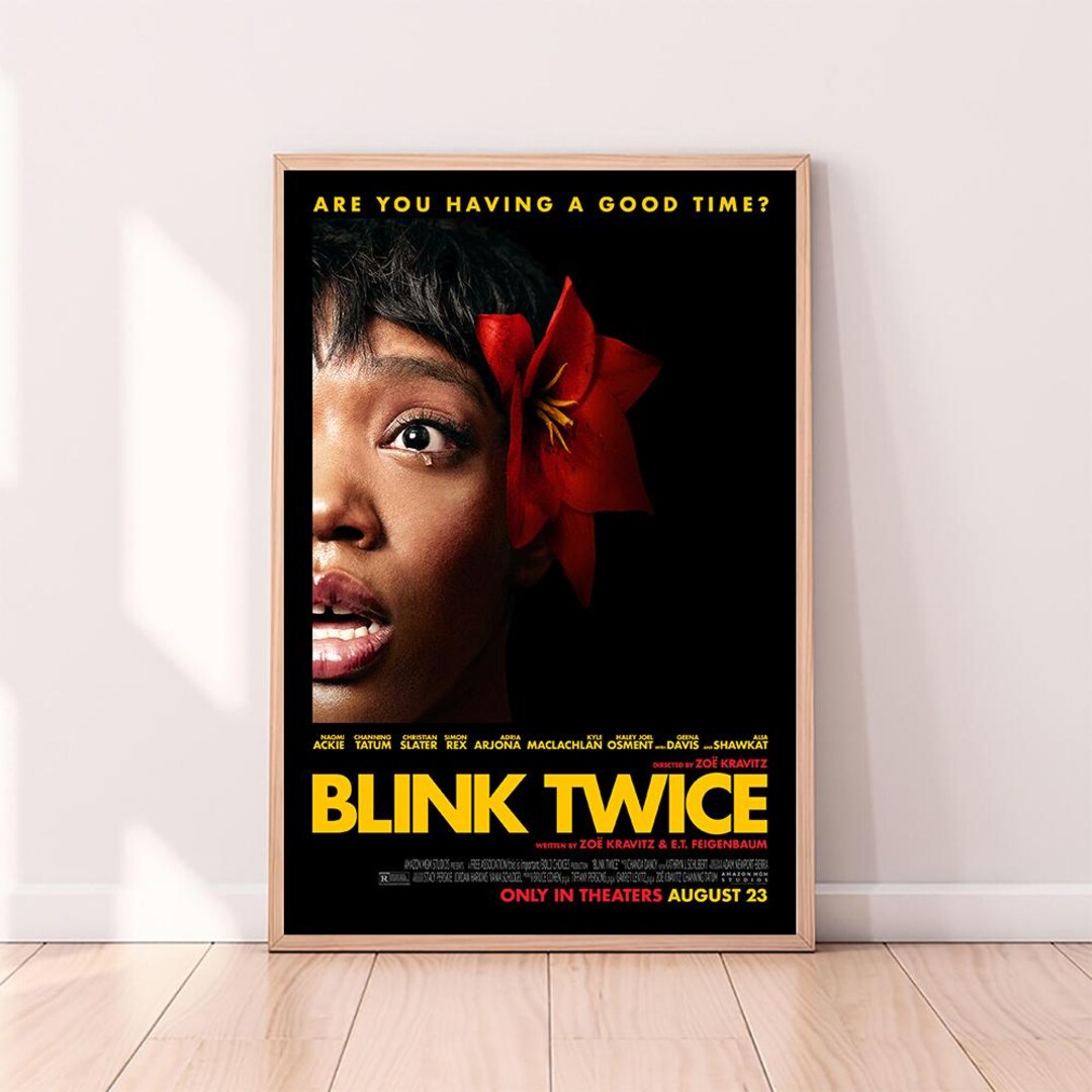 Blink Twice 2024 movie Poster high Quality Canvas Print Wall Art Blink Twice 2024 movie Poster high Quality Canvas Print Wall Art