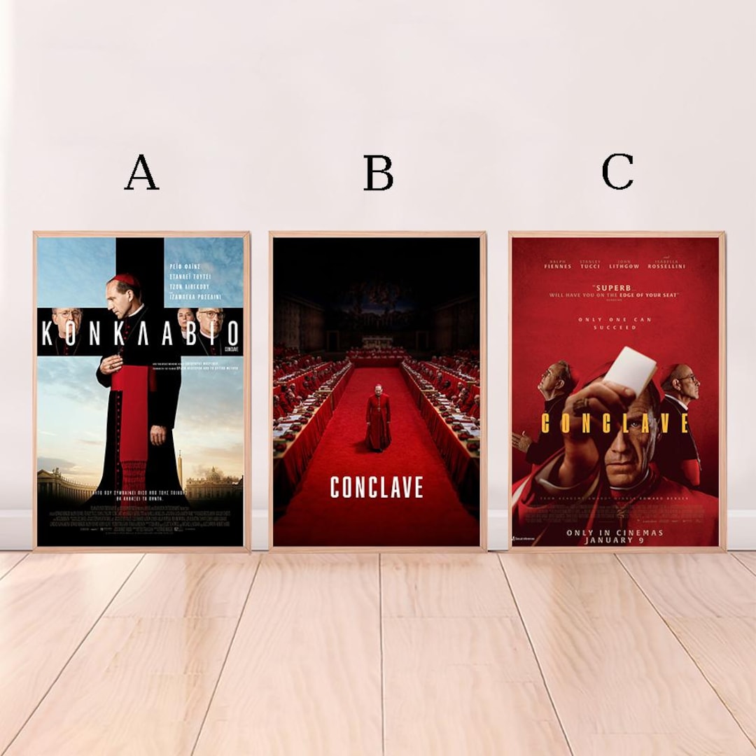 Conclave (2024),movie Poster,high Quality Canvas Print, Wall Art, Room ...