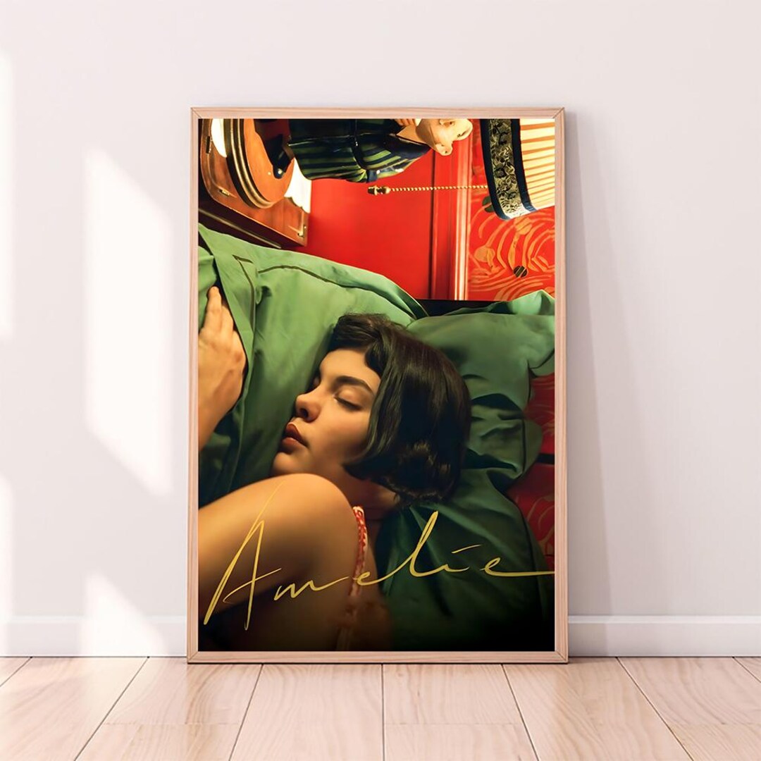 Amelie,movie Poster,high Quality Canvas Print, Wall Art, Room Decor ...