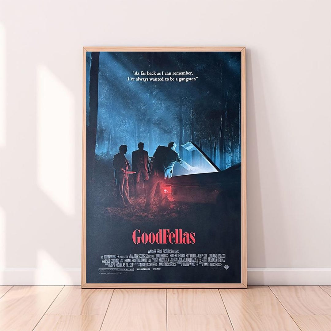 Goodfellas,movie Poster,high Quality Canvas Print, Wall Art, Room Decor ...