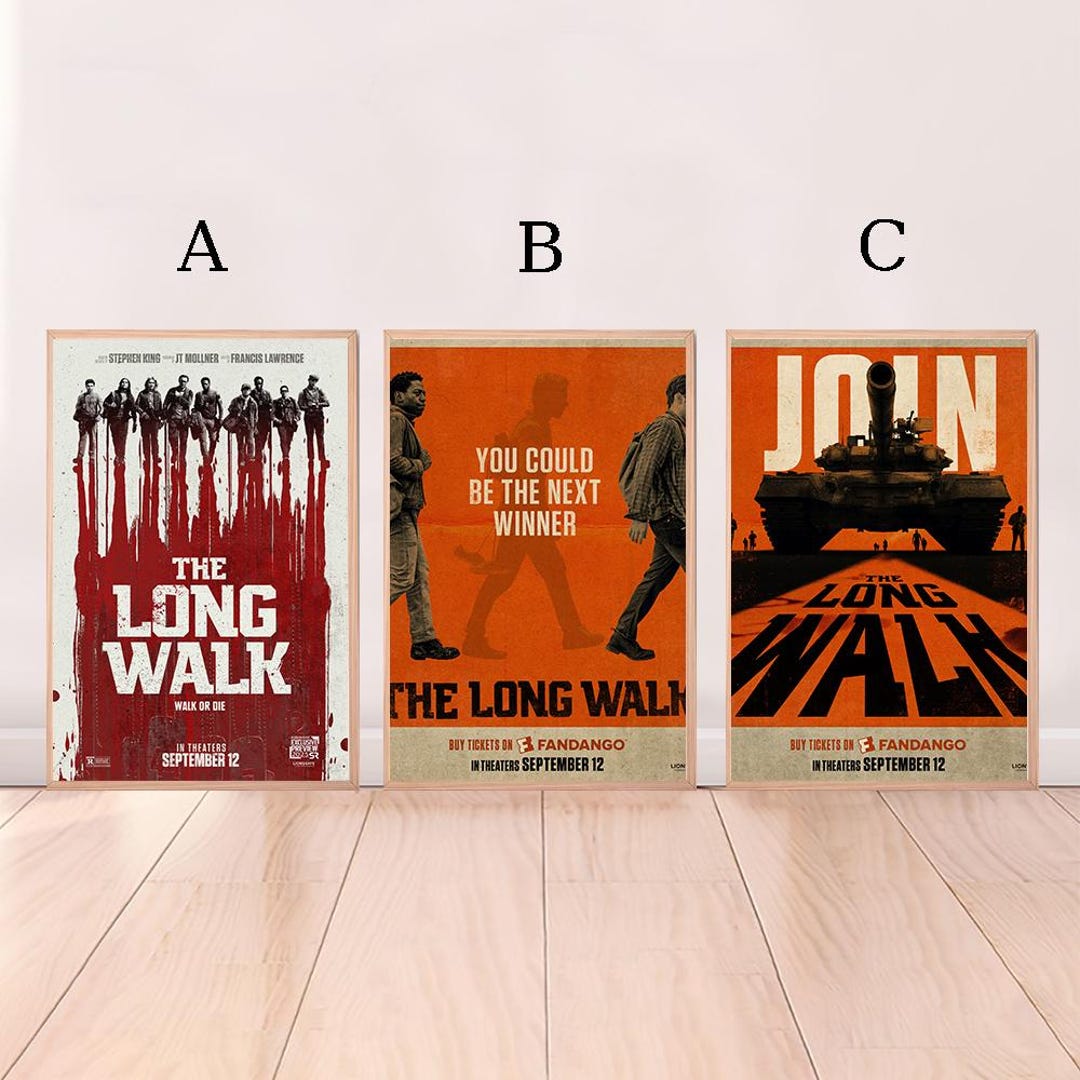 The Long Walk (2025),movie Poster,high Quality Canvas Print, Wall Art ...