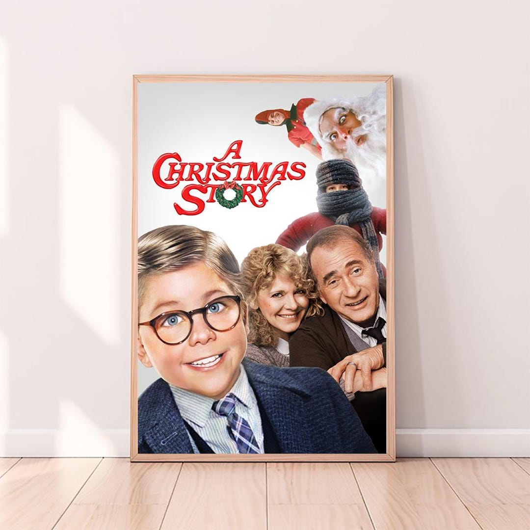 A Christmas Story,movie Poster,high Quality Canvas Print, Wall Art ...