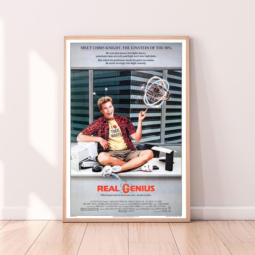Real Genius,movie Poster,high Quality Canvas Print, Wall Art, Room ...