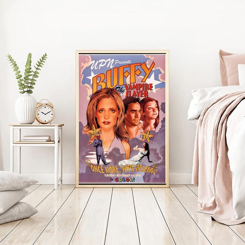 Buffy the Vampire Slayer,movie Poster,high Quality Canvas Print, Wall ...