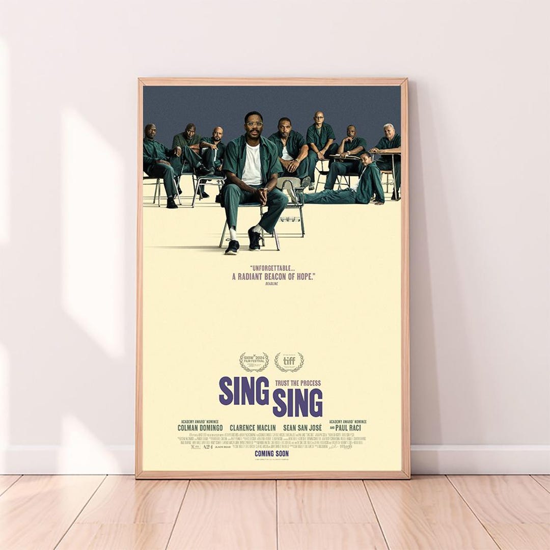 Sing Sing (2024),movie Poster,high Quality Canvas Print, Wall Art, Room ...