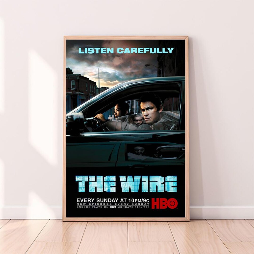 The Wire,movie Poster,high Quality Canvas Print, Wall Art, Room Decor ...