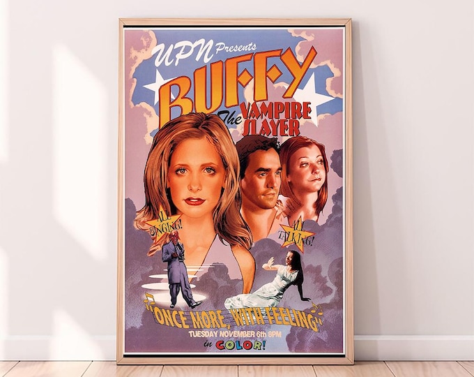 Scoobies Buffy the Vampire Slayer Fan Art Library Illustration Giclée ...