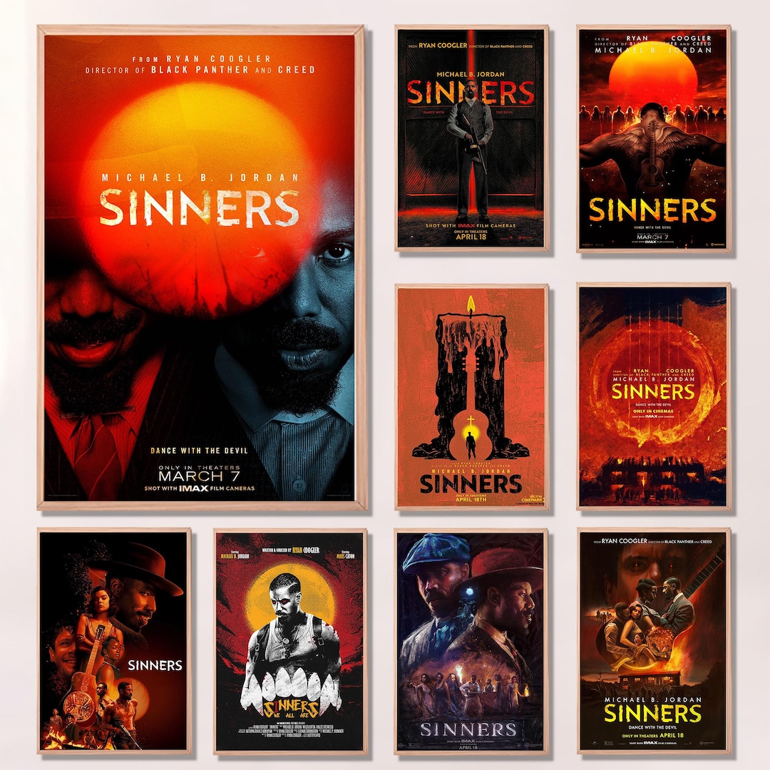 Sinners (2025),movie Poster,high Quality Canvas Print, Wall Art, Room ...
