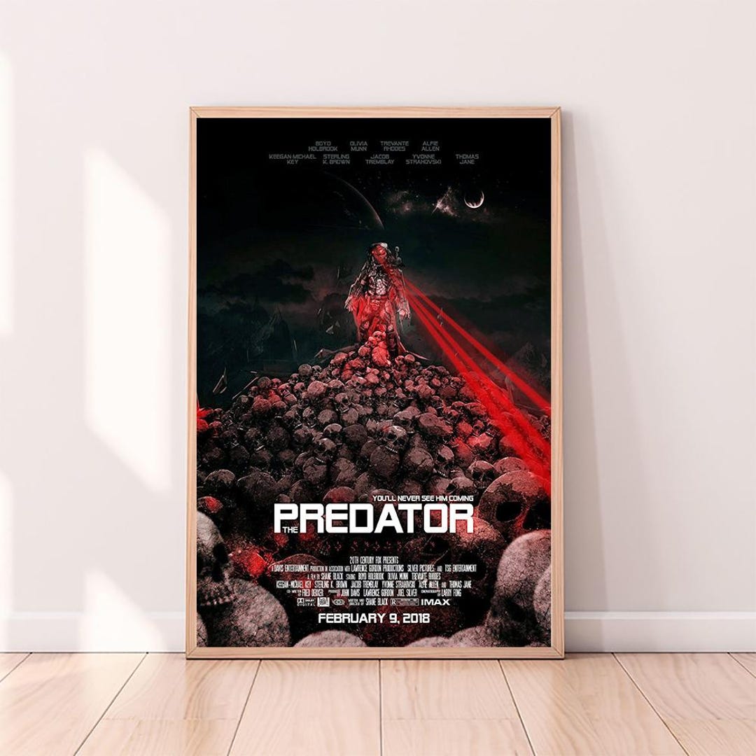 The Predator 2018,movie Poster,high Quality Canvas Print, Wall Art ...