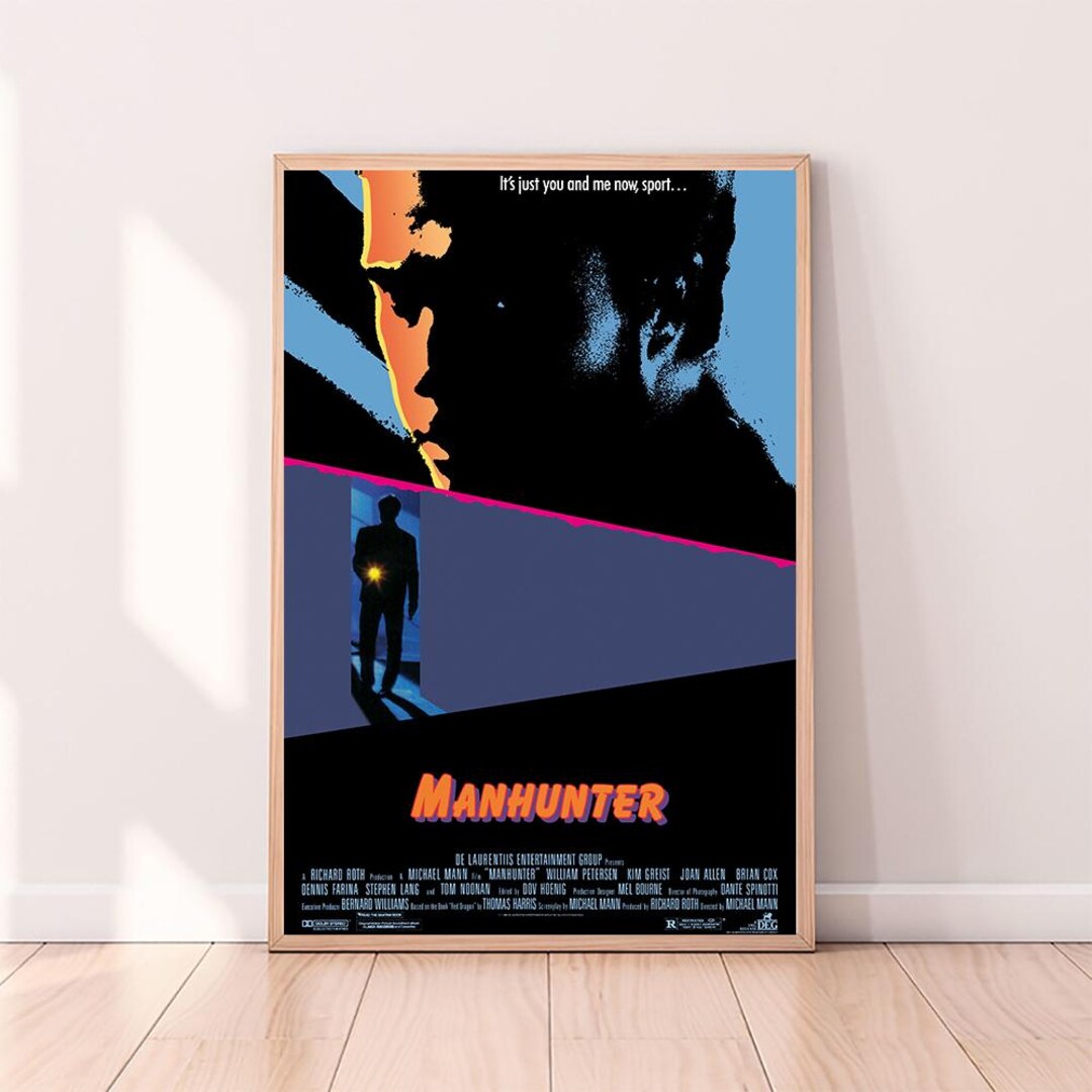 Manhunter,movie Poster,high Quality Canvas Print, Wall Art, Room Decor ...