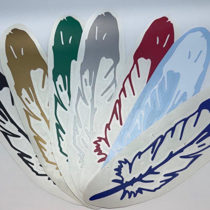 Feather Wall Decal - Etsy