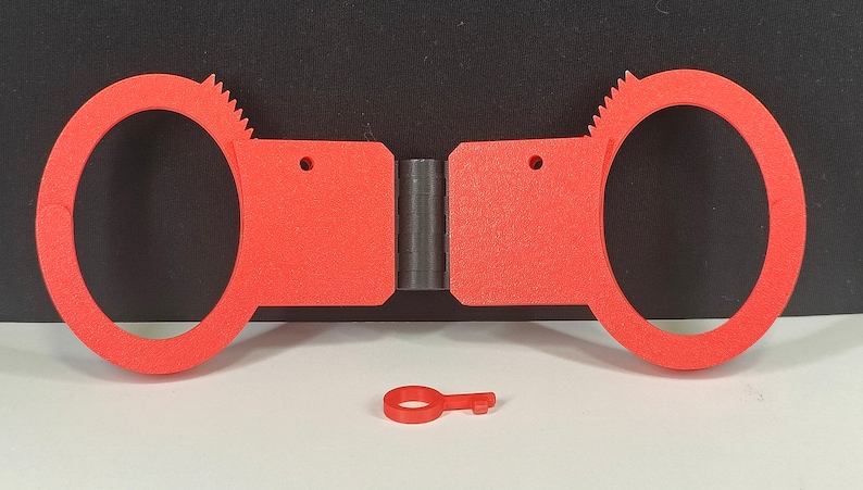 3D Printed Bondage Handcuffs With Central Joint - Etsy