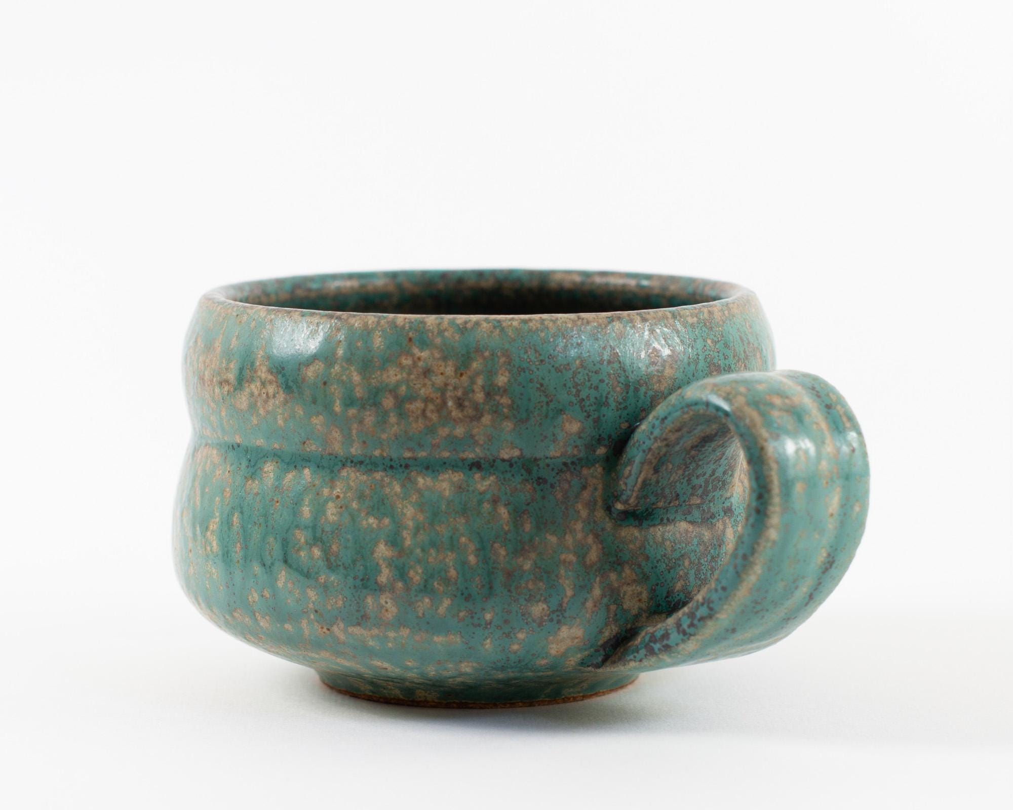 14 Ounces Turquoise Stoneware Mug - Etsy