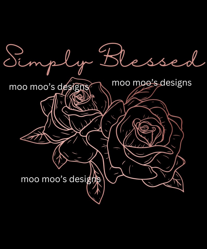 Simply Blessed / Cut File / Cricut / Clip Art / Commercial Use ...