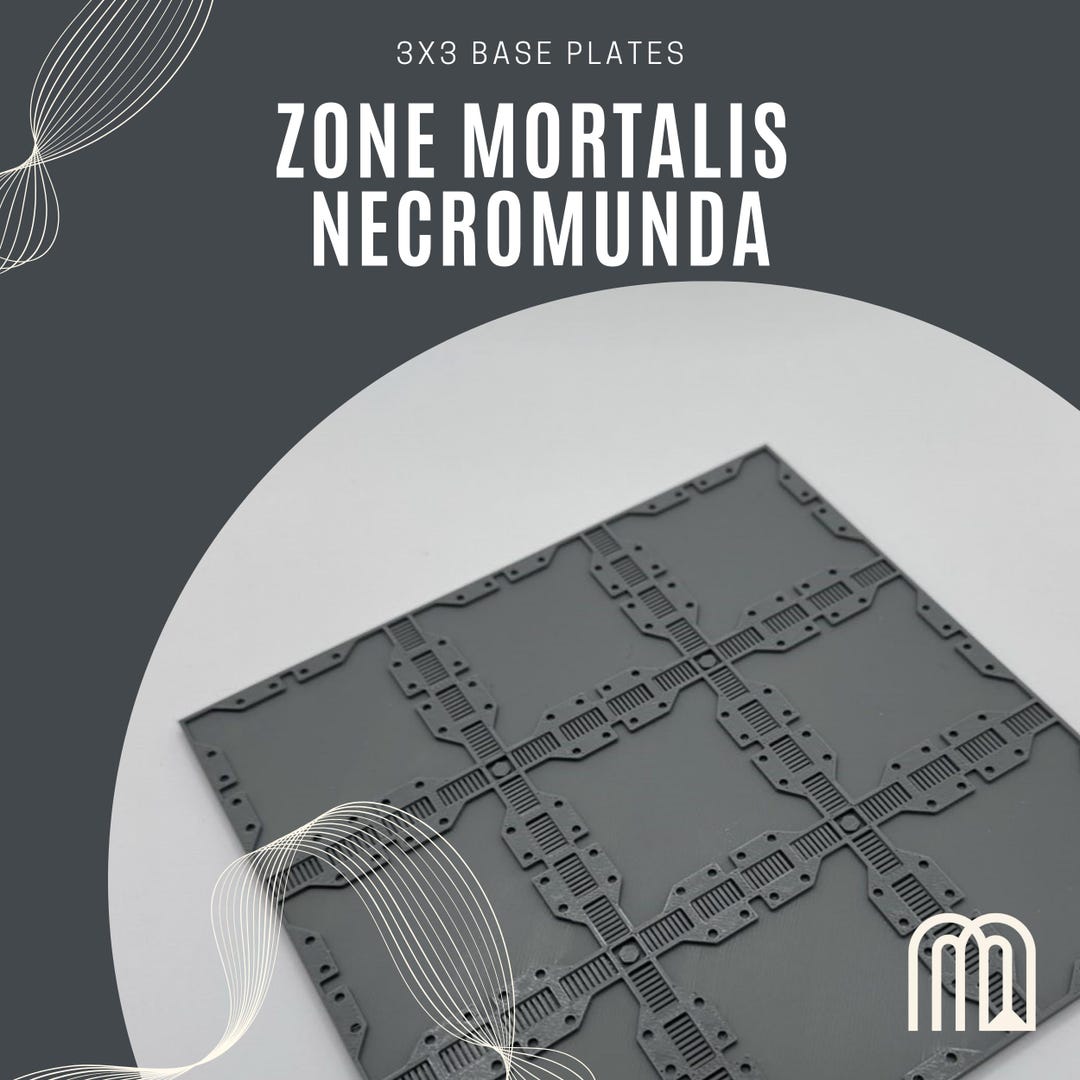Zone Mortalis Necromunda 3x3 Floor Tiles Terrain Base Plates - Etsy