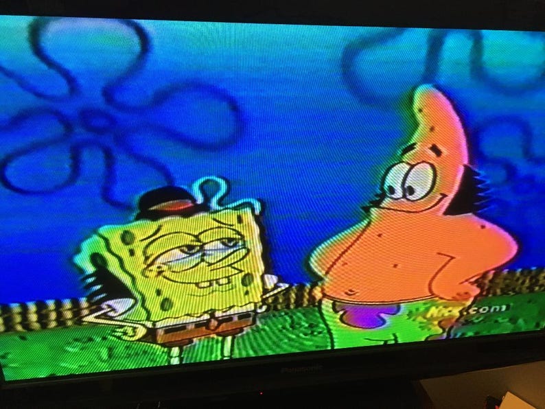 Spongebob Squarepants Marathon 2002 With Commercials Nickelodeon VHS ...