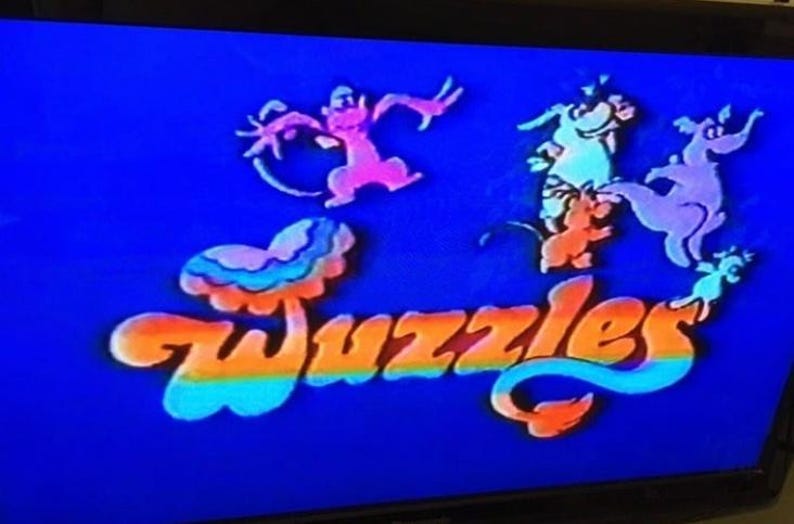 Saturday Cartoons 1987 Care Bears Muppet Babies Wuzzles Commercials VHS ...