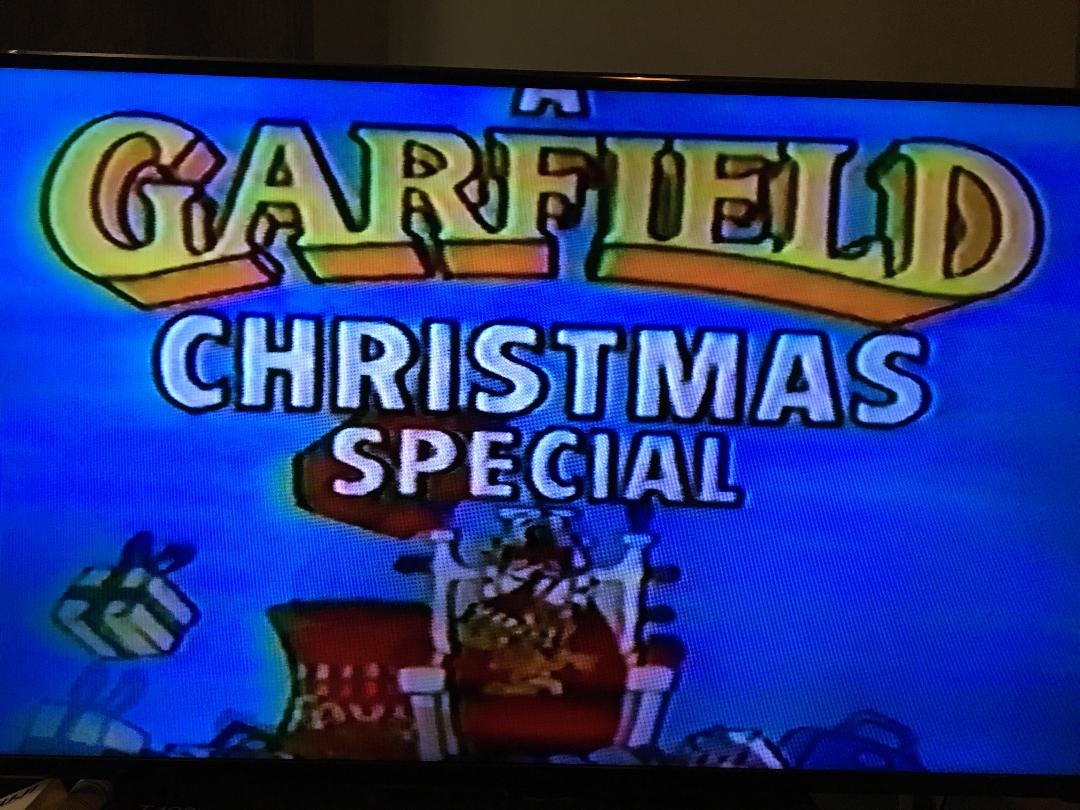 Garfield Christmas Claymation 1987 CBS Cartoon Commercials VHS Blank - Etsy