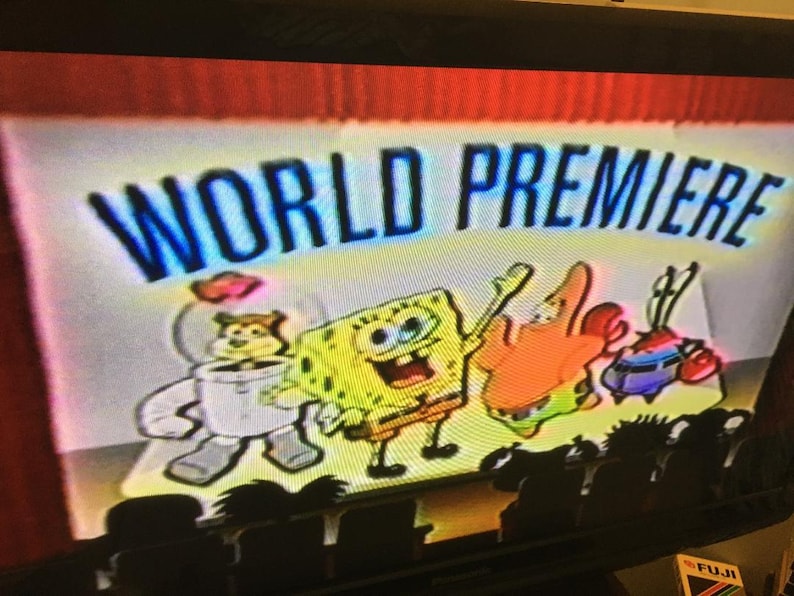 Spongebob Squarepants Marathon 2002 With Commercials Nickelodeon VHS ...